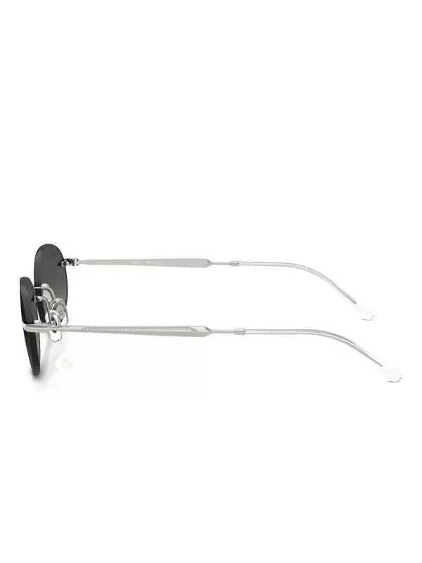Ray-ban Oval-frame Sunglasses - Silver