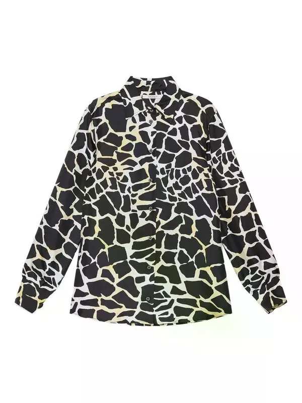 Malìparmi Giraffe-print Button-down Shirt
