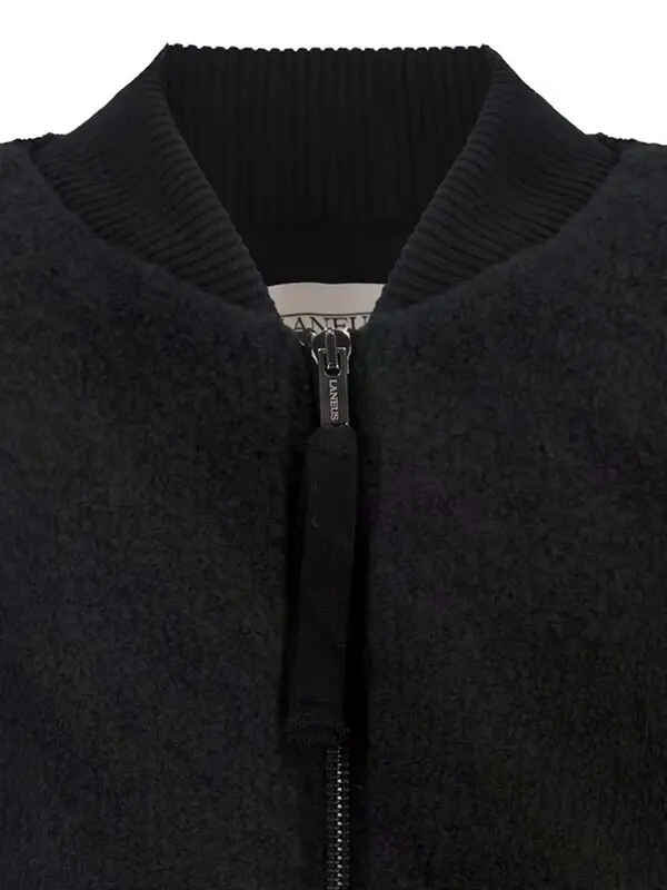 LANEUS Bouclé Bomber Jacket