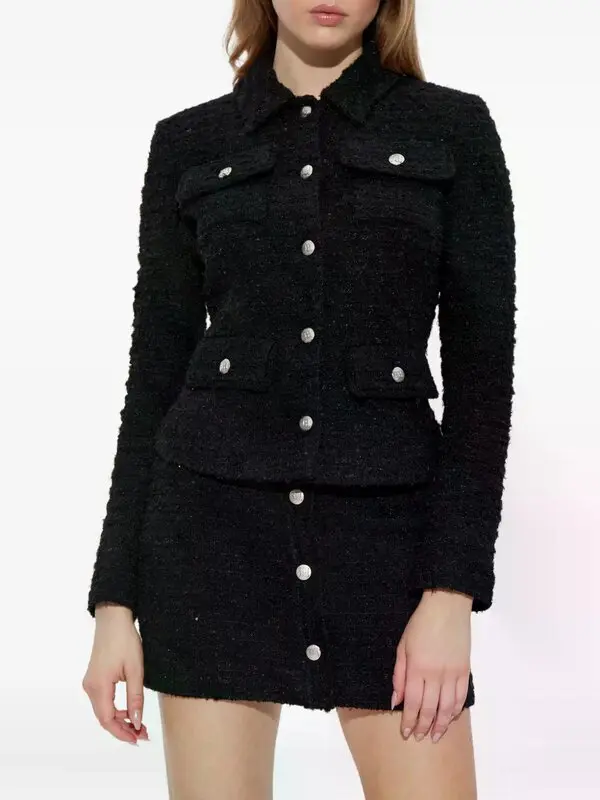 MISBHV Single-breasted Tweed Jacket