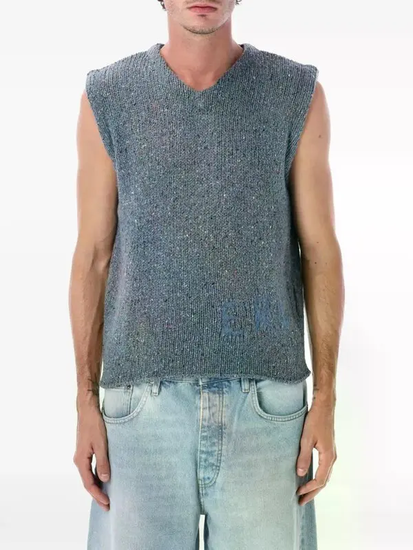 ERL V-neck Logo Vest