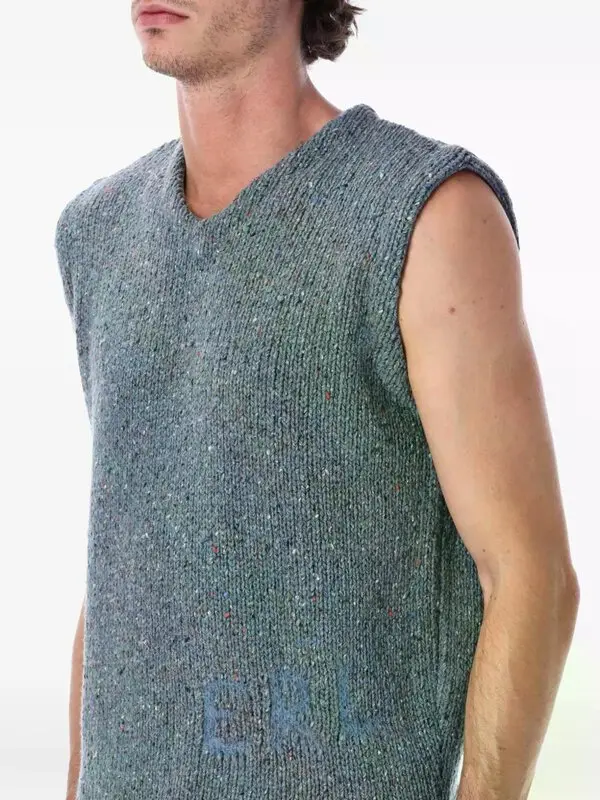 ERL V-neck Logo Vest