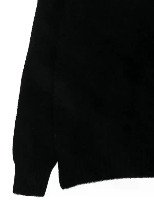 Howlin' Wool V-neck Sweater - Black