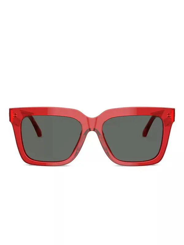 Versace Square-frame Sunglasses - Red