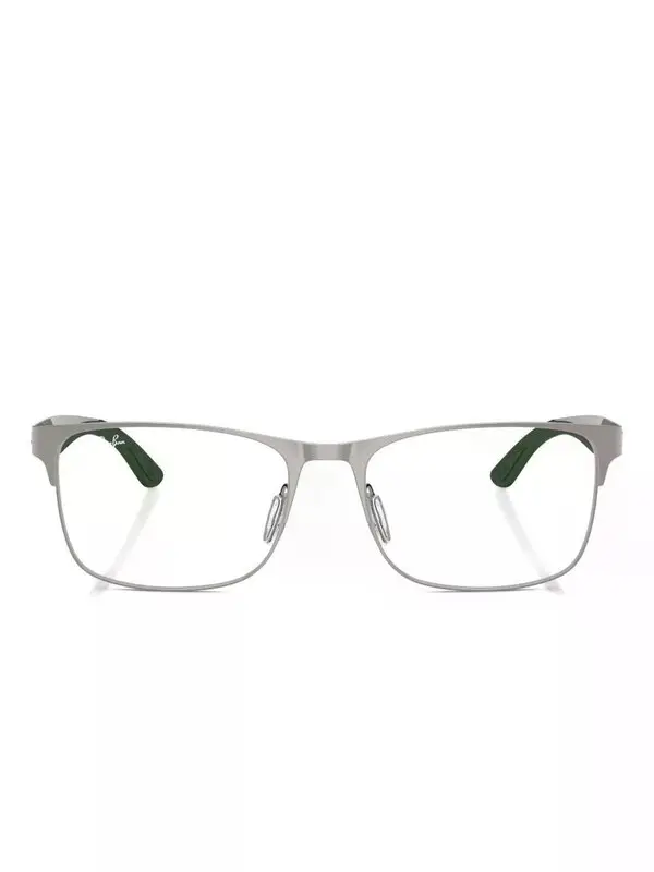 Ray-ban Rb7550 Rectangle Glasses - Silver