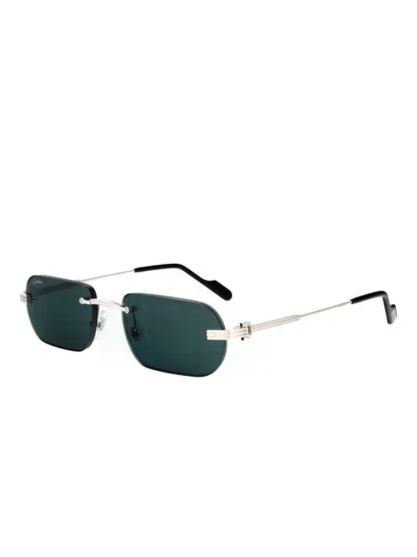 Cartier Rectangle Sunglasses - Silver