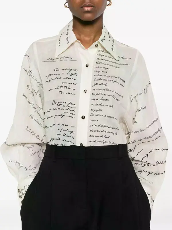 Zimmermann All-over Print Shirt