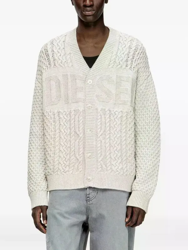 DIESEL® K-antoine Cable Knit Cardigan
