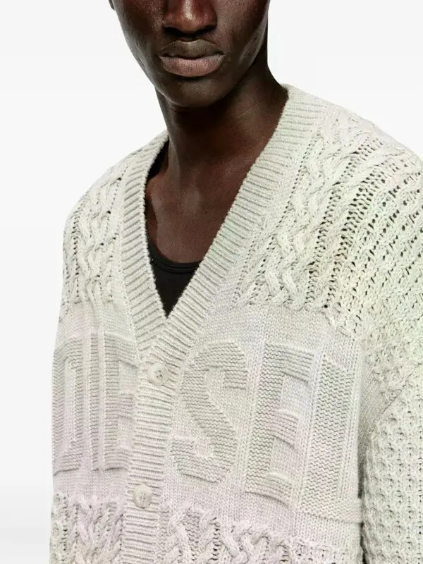 DIESEL® K-antoine Cable Knit Cardigan