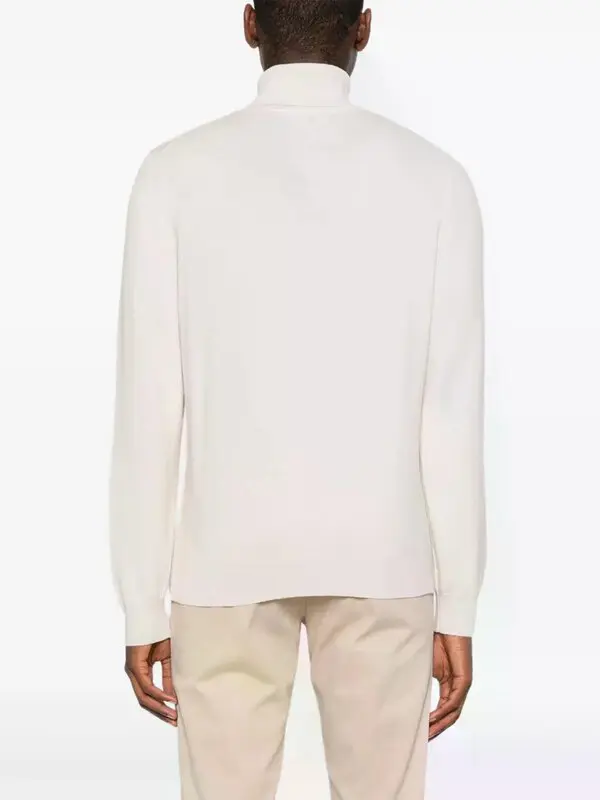 GRAN SASSO Roll-neck Sweater - Neutrals