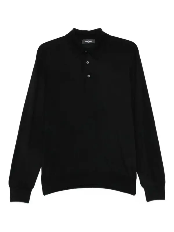 GRAN SASSO Virgin Wool Blend Sweater - Black