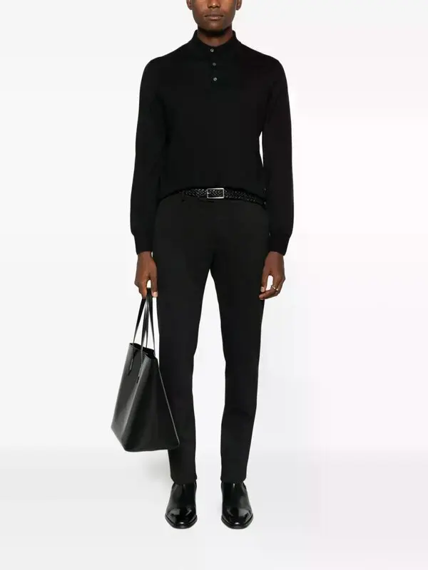 GRAN SASSO Virgin Wool Blend Sweater - Black