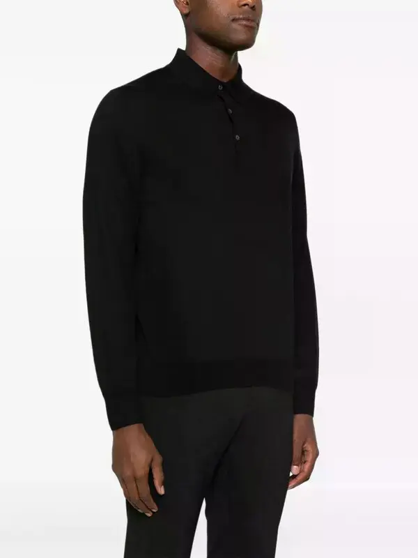 GRAN SASSO Virgin Wool Blend Sweater - Black