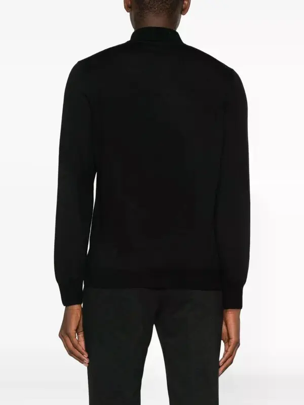 GRAN SASSO Virgin Wool Blend Sweater - Black