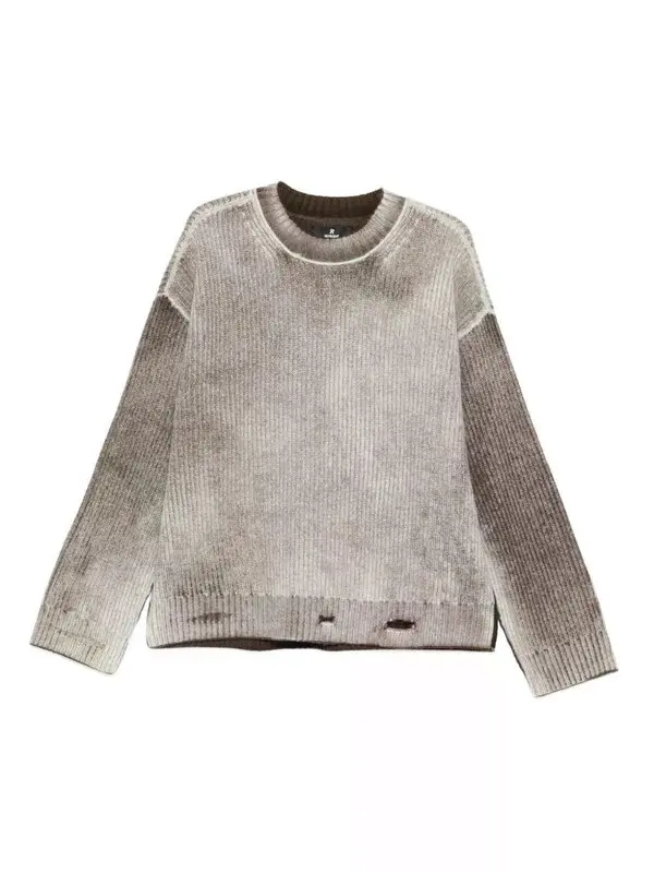 REPRESENT Wool Distressed Sweater