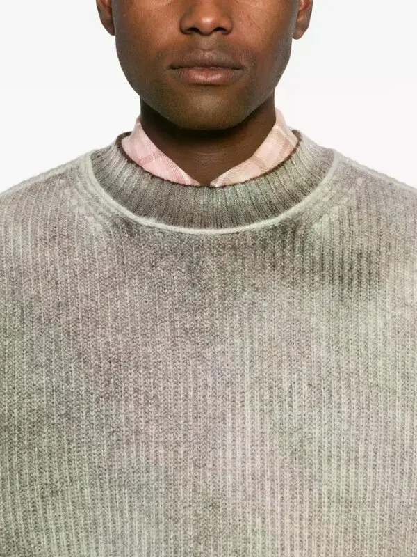 REPRESENT Wool Distressed Sweater