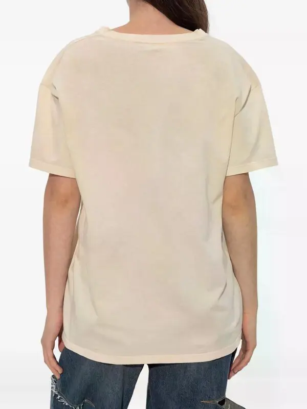 MAISON MARGIELA Logo-print T-shirt - Neutrals
