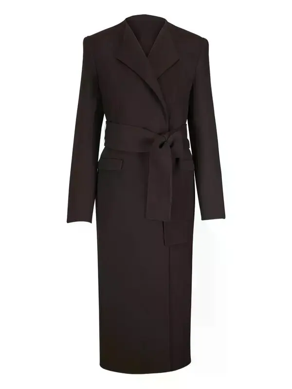 Khaite Belted Wrap Coat