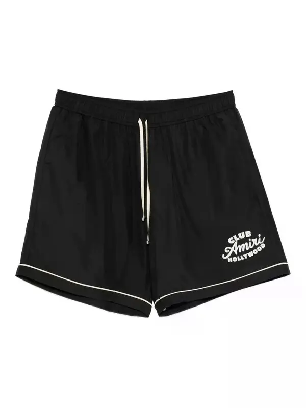 Amiri Logo-print Shorts - Black