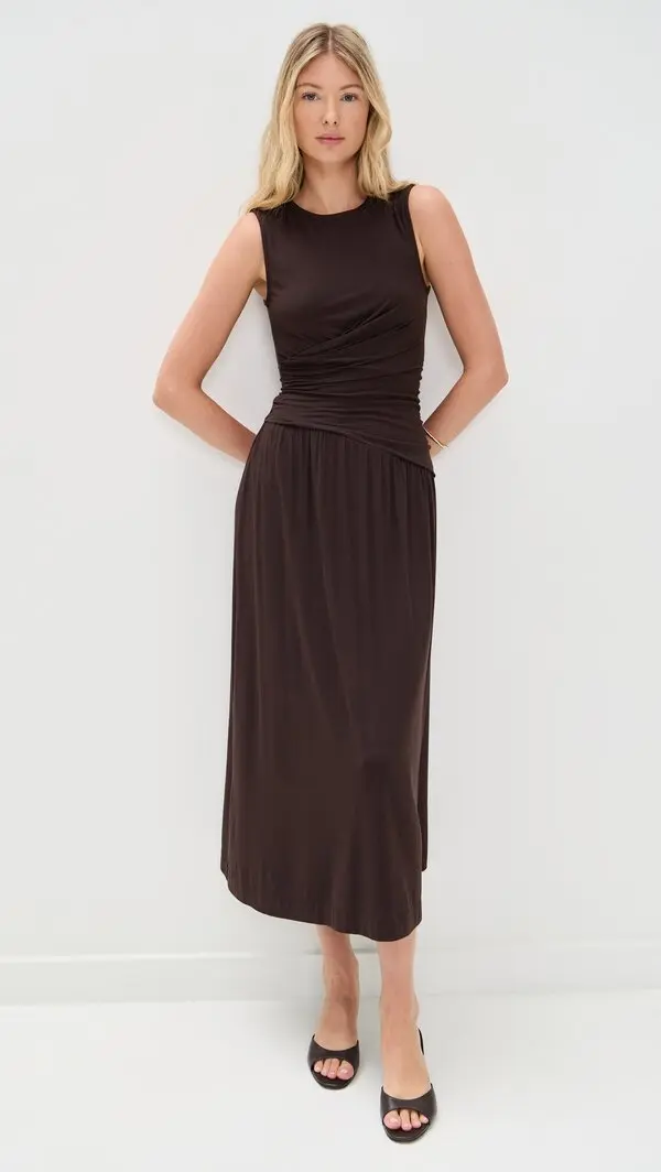 Paige Bonita Midi Dress - Java