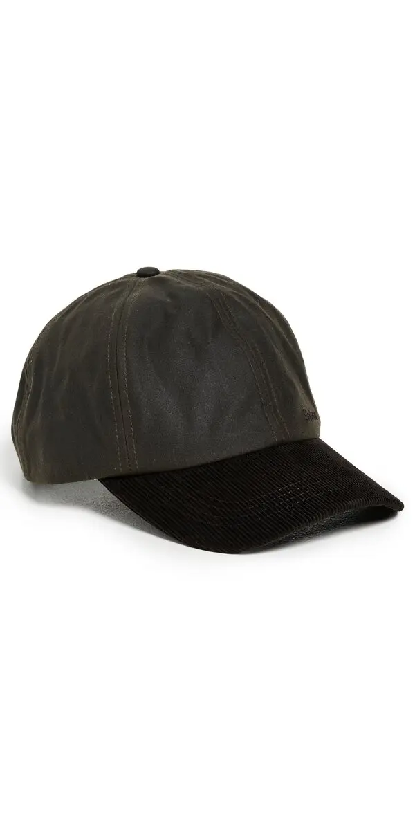 Barbour Ashby Cap - Olive/brown
