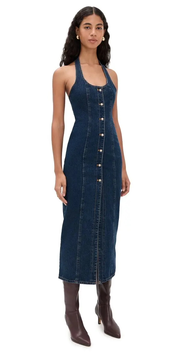 Lioness Kenny Denim Midi Dress
