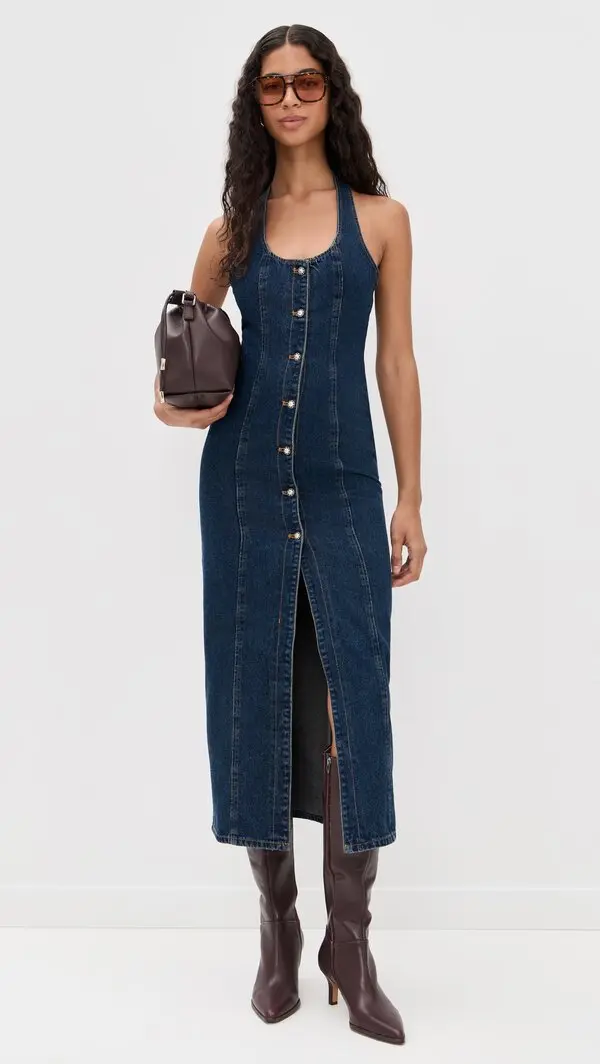 Lioness Kenny Denim Midi Dress