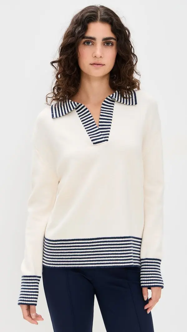 Addison Bay Striped Rugby Sweater