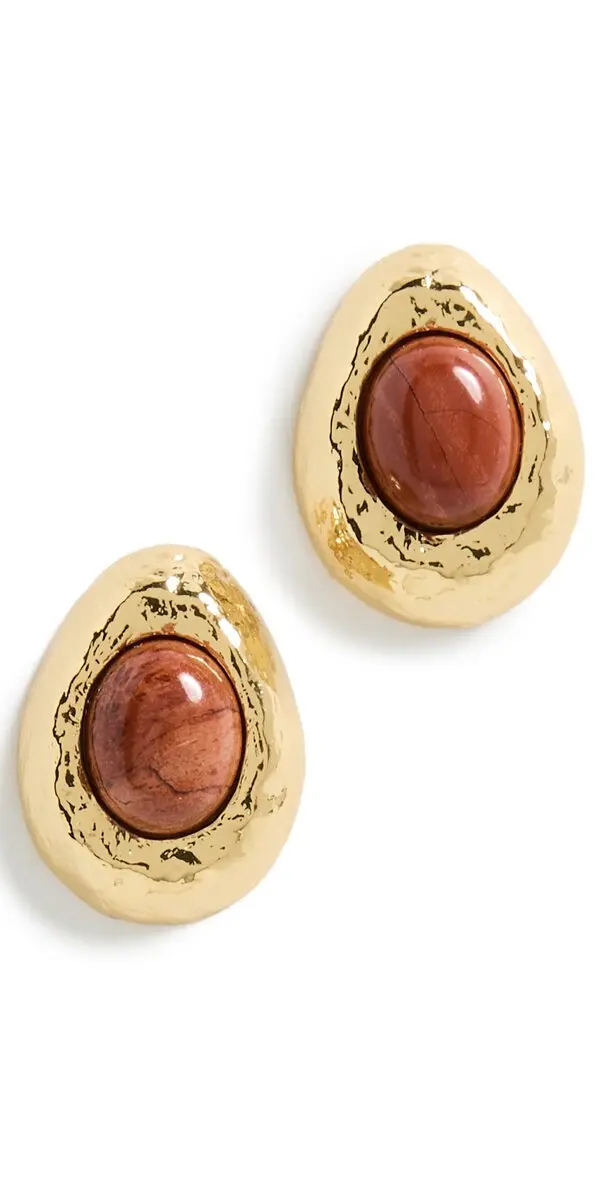 Anni Lu Cherry On Top Earrings - Gold