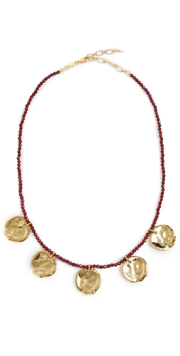 Anni Lu Dream Catcher Necklace - Deep Burgundy