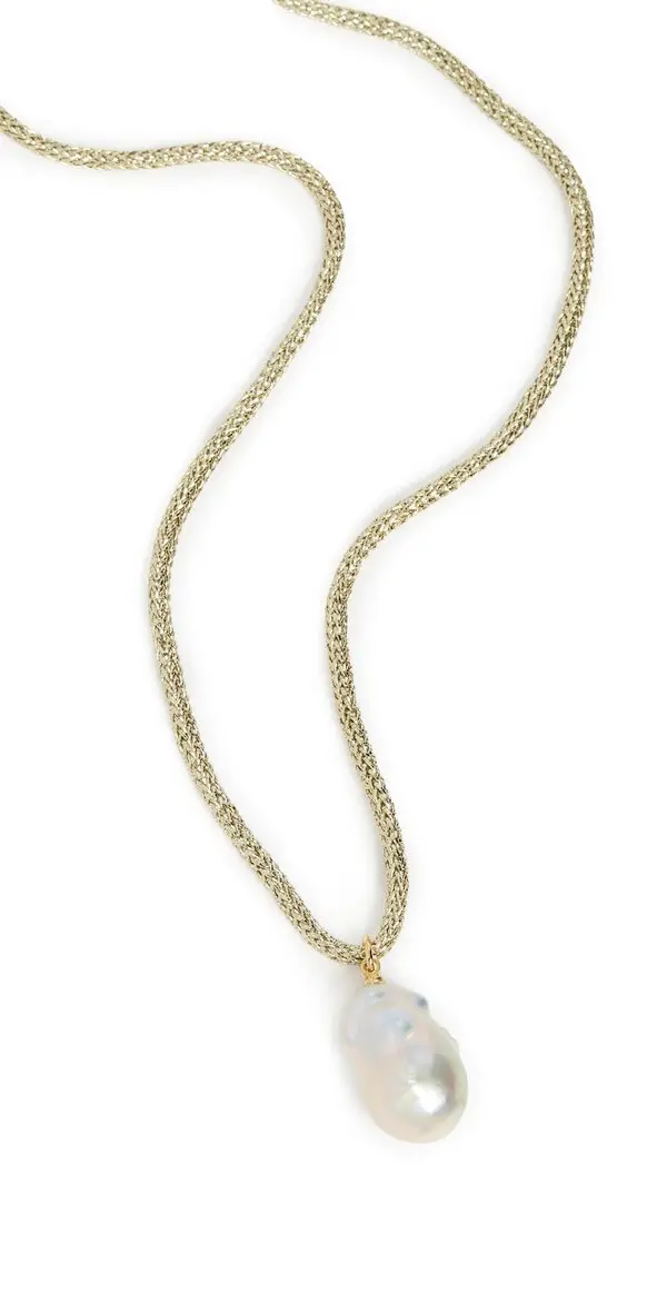 HART Gold Metallic Pearl Necklace - Pearl/gold