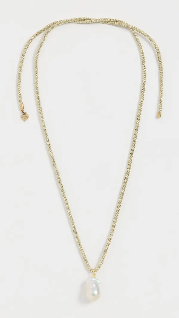 HART Gold Metallic Pearl Necklace