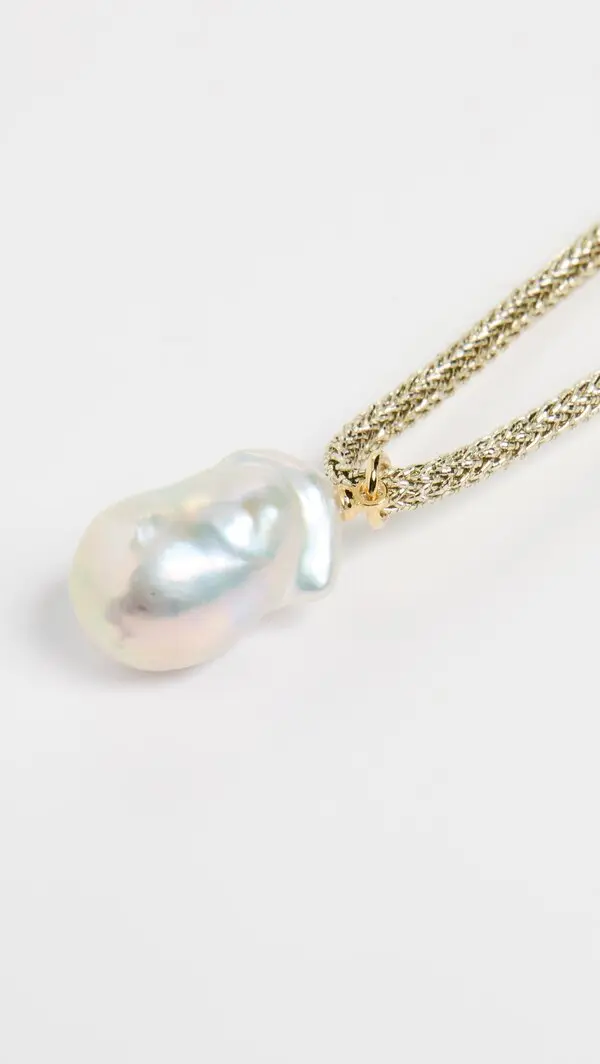 HART Gold Metallic Pearl Necklace