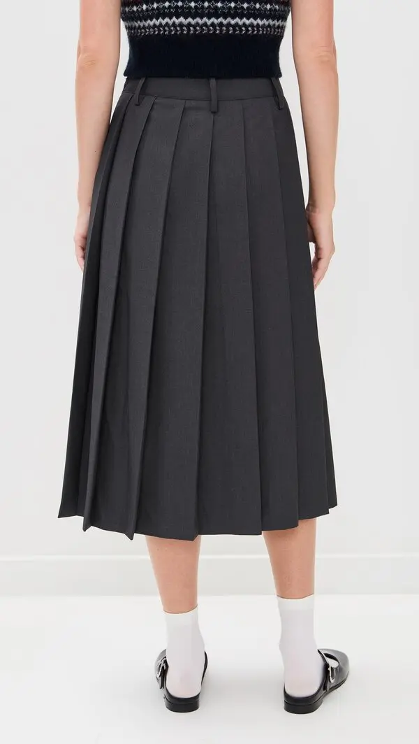 DUNST Pleated Long Skirt