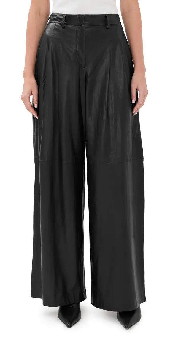 TWP Leather Avery Trousers