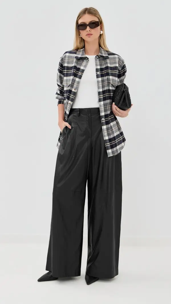 TWP Leather Avery Trousers