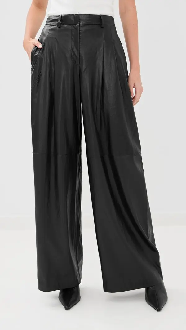 TWP Leather Avery Trousers