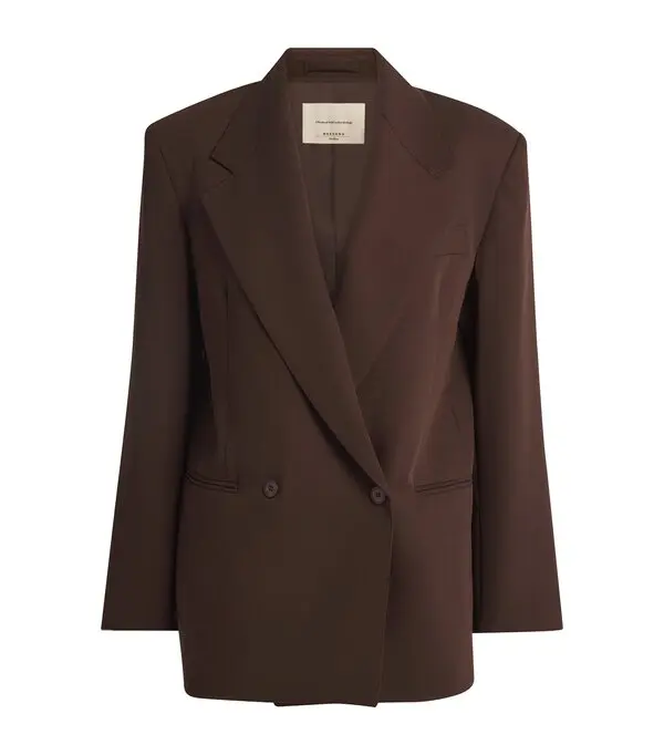 Max Mara X Giuliva Heritage Virgin Wool Twill Blazer