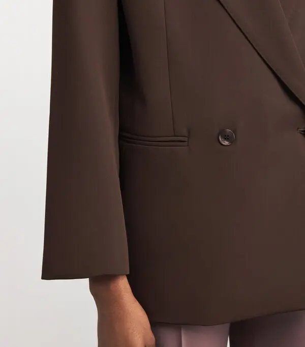 Max Mara X Giuliva Heritage Virgin Wool Twill Blazer