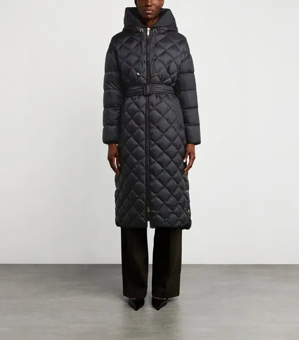 Max Mara The Cube Quilted Down Parka Coat