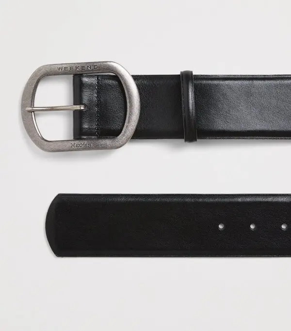Max Mara Leather Wide Belt