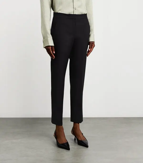 Max Mara Gabardine Slim Trousers