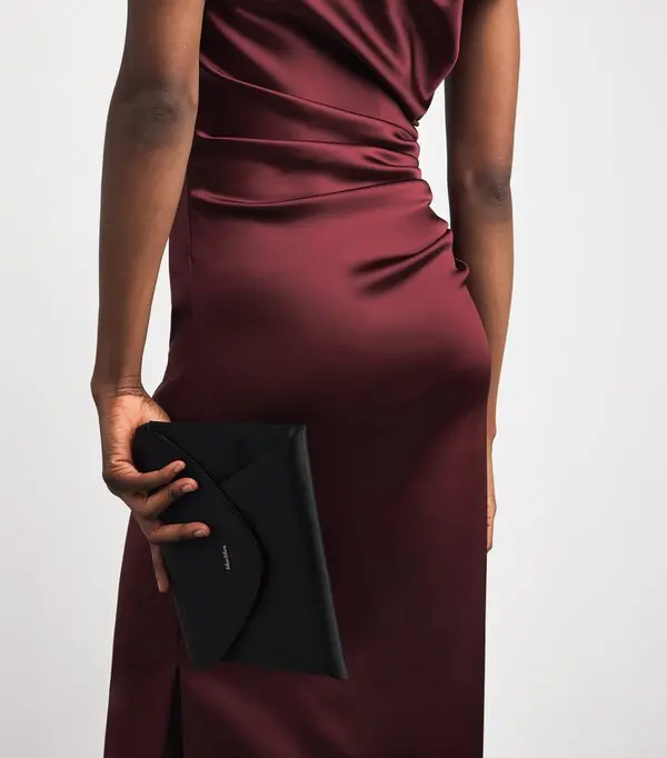 Max Mara Stretch-satin Maxi Dress