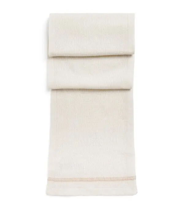 Eleventy Wool-cashmere Scarf - White