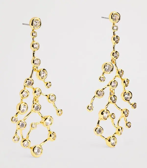 Alexis Bittar Plated Asterales Celestial Earrings
