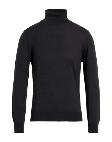 GIOFERRARI Charcoal Merino Wool Turtleneck - Grey
