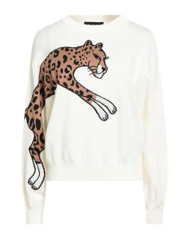 Moschino Jacquard-knit Sweater - Ivory