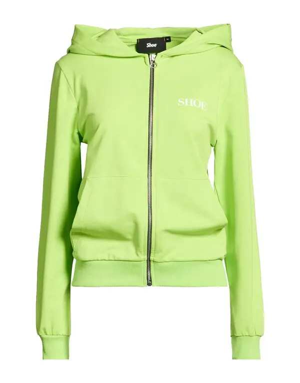 SHOE Cotton-elastane Zip-up Sweatshirt - Green