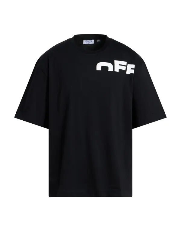 OFF-WHITE™ Off- T-shirt Size Cotton, Elastane - Black