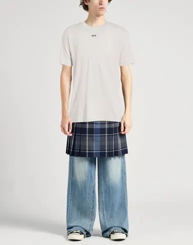 OFF-WHITE™ Off-white T-shirt Size Cotton, Elastane - Grey